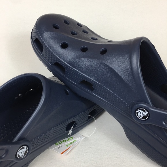 CROCS | Shoes | Crocs Baya Clogs Navy Blue Mens Sz 11 12 Unisex | Poshmark